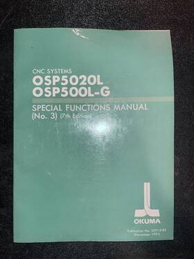 OKUMA OSP500L-G Manual Cnc Lathe OSP5020L